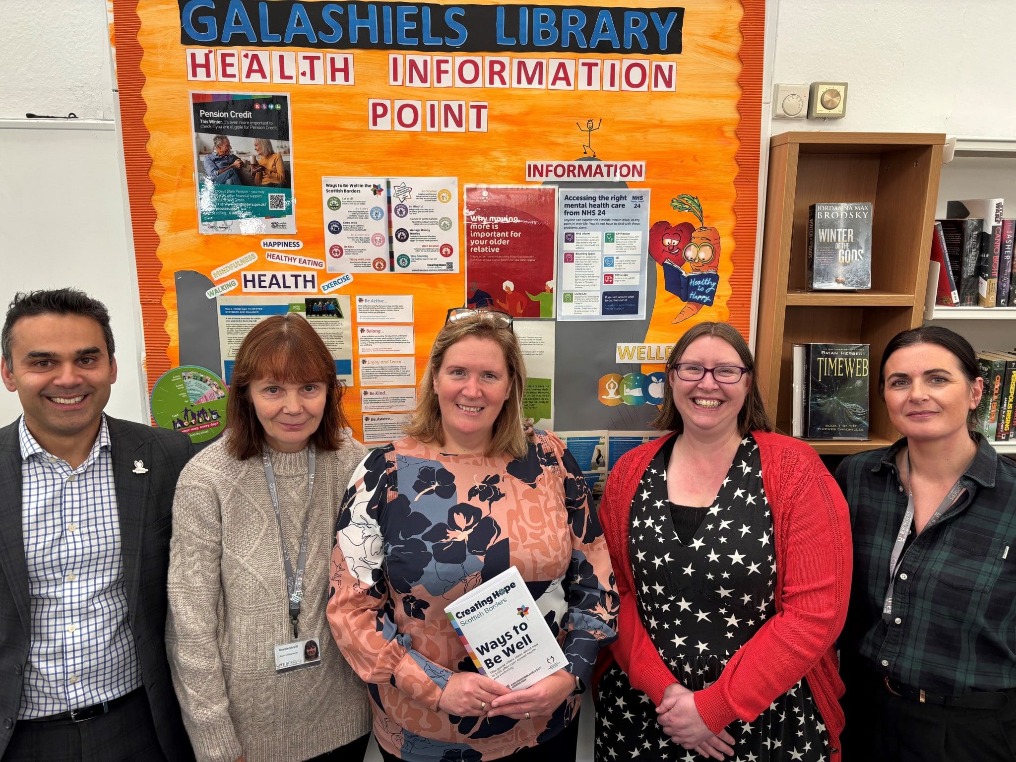 Official Launch of New Health Information Point at Galashiels Library ...